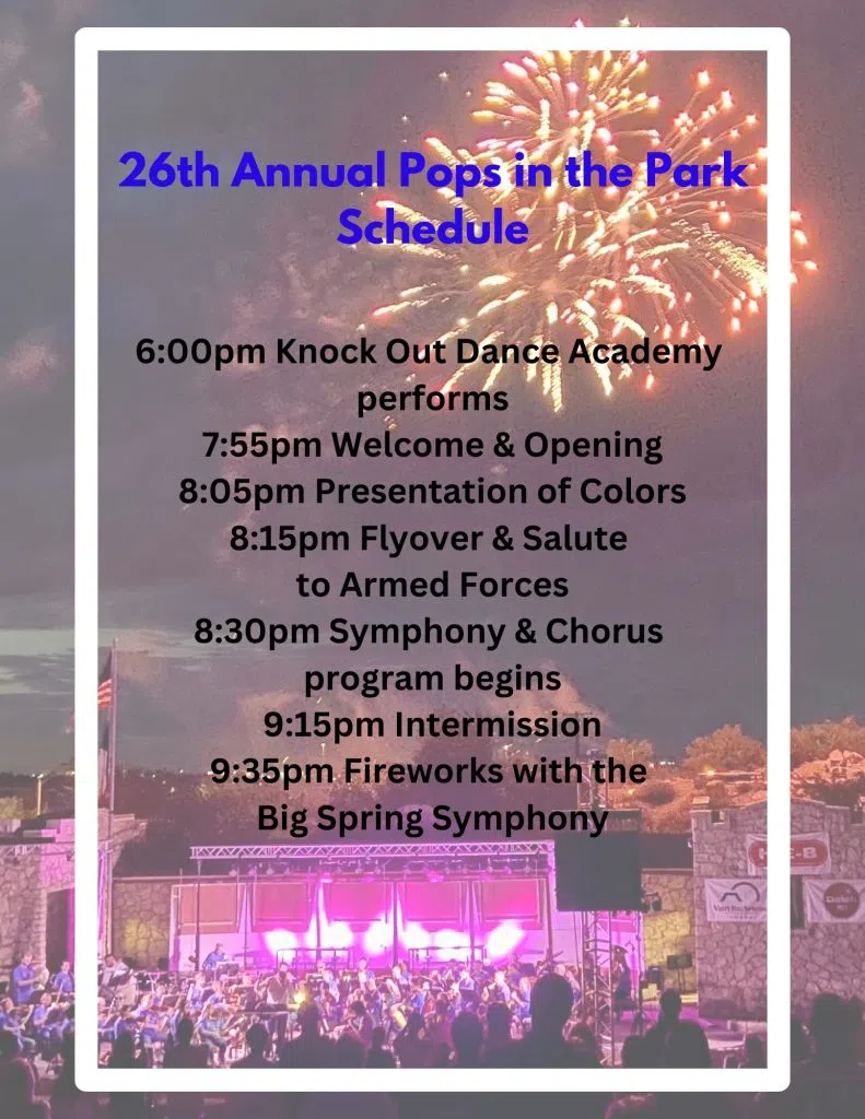POPS in the Park – TONIGHT, July 3rd | Kbest Media