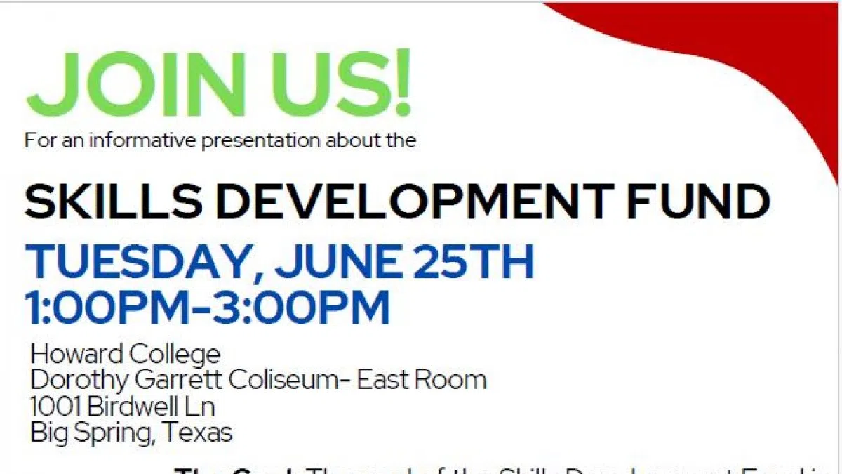 Information Session on the Skills Development Fund to be held at Howard College on Tuesday, June ...