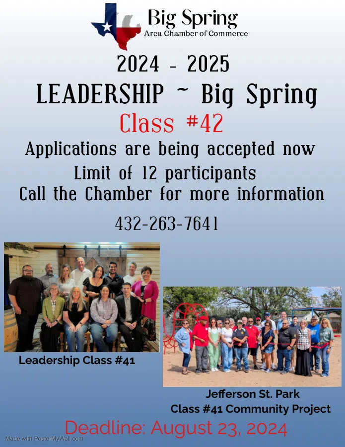 Applications Now Being Accepted for 2024-2025 Leadership Big Spring ...