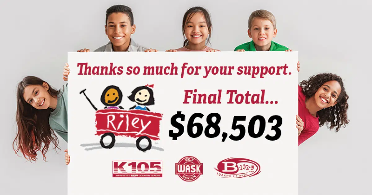 Neuhoff Media Stations Raise Over $68,000 for Riley Children’s Hospital ...
