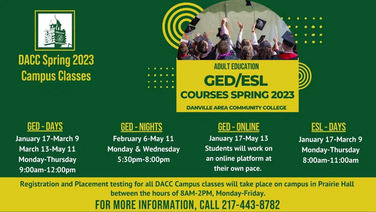 DACC Adult Education Spring 2023 Classes | Vermilion County First