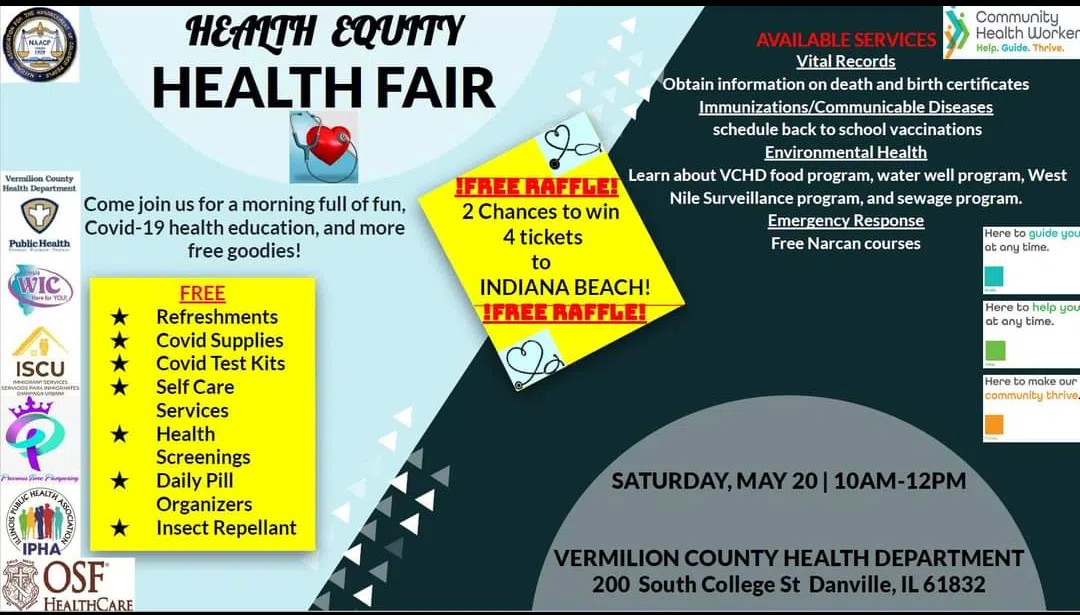 VCHD and NAACP Danville to hold Health Equity Health Fair May 20 ...