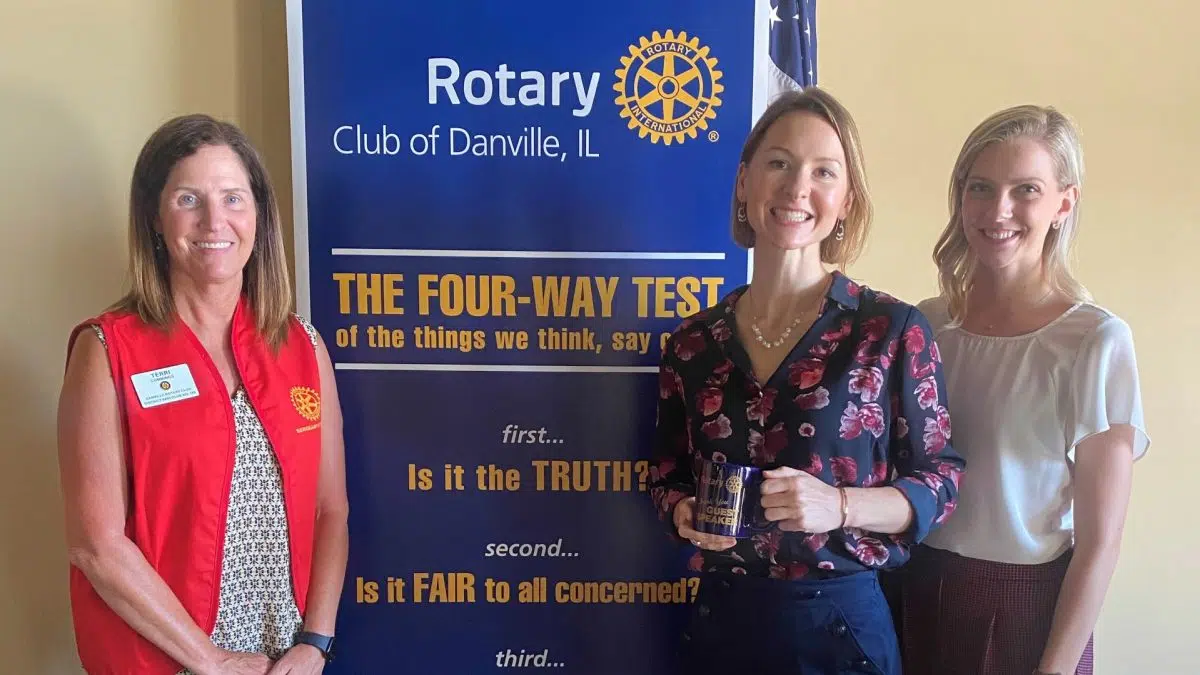 Danville Noon Rotary Hears about Cleaning Product | Vermilion County First