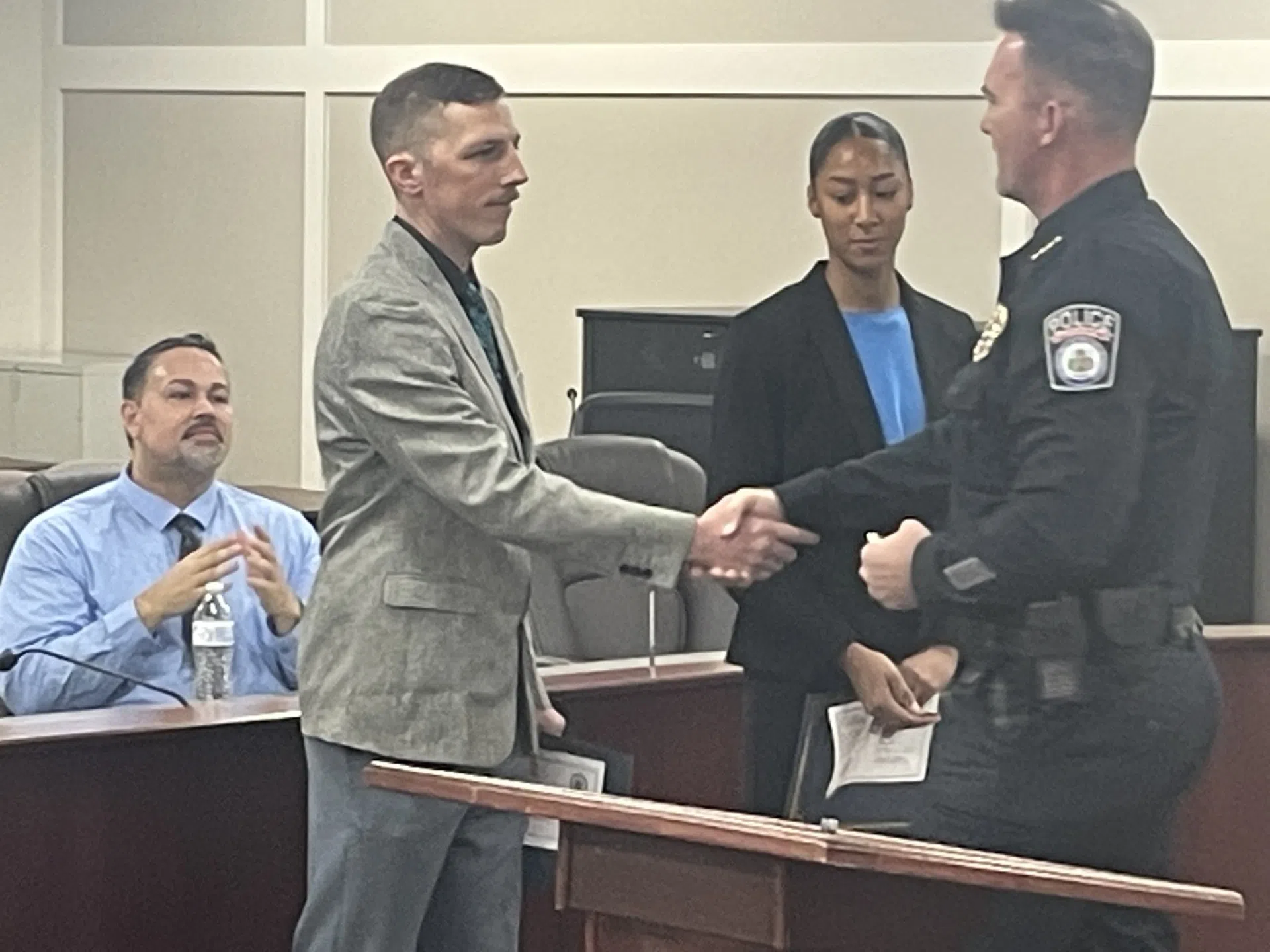 Danville Police Department Swears In Two New Probationary Officers ...