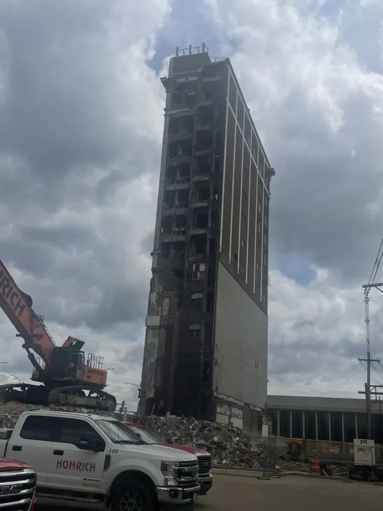 Bresee Tower’s Next Stage: Holes throughout North Side of Building ...