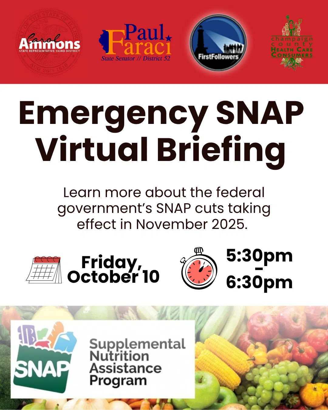 State Sen Paul Faraci Co-Hosting Virtual Session on SNAP Benefits FRI ...