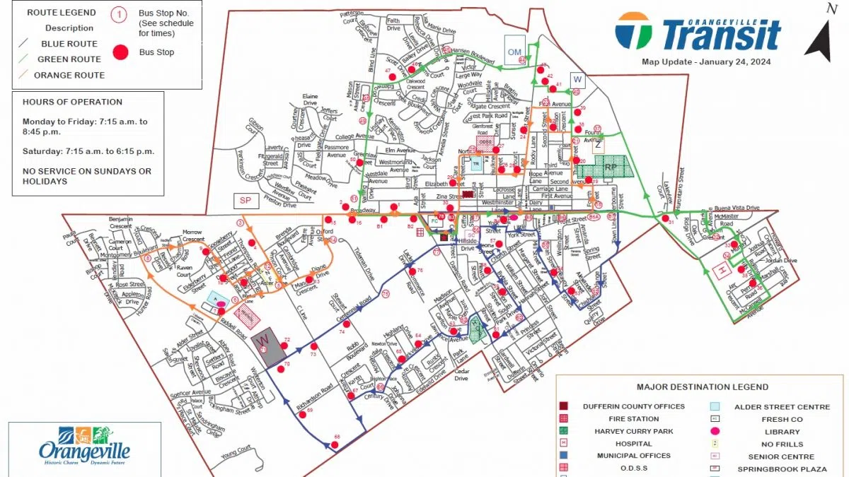 Orangeville Transit Adding New Stop | Country 105