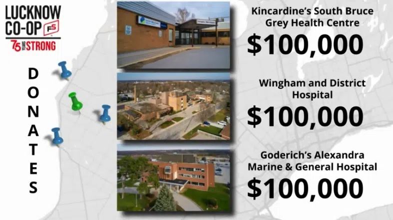 Hospitals In Wingham, Goderich, Kincardine Receive $100K From Lucknow ...