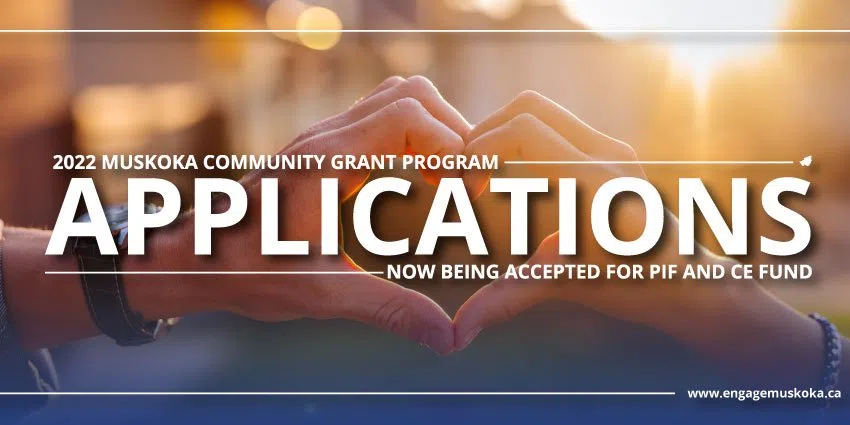 Muskoka Community Grant Program Applications Being Accepted for PIF and ...