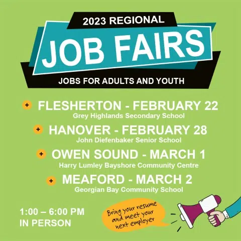 Regional Job Fairs In Grey County This Week | Bayshore Broadcasting ...