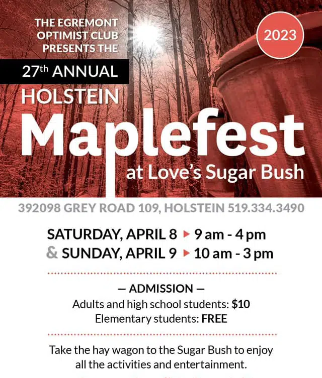 Holstein Maplefest | Bayshore Broadcasting News Centre