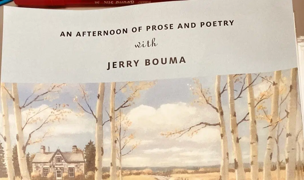 Prose & Poetry At Leith April 30th. Jerry Bouma with The Great Paul ...
