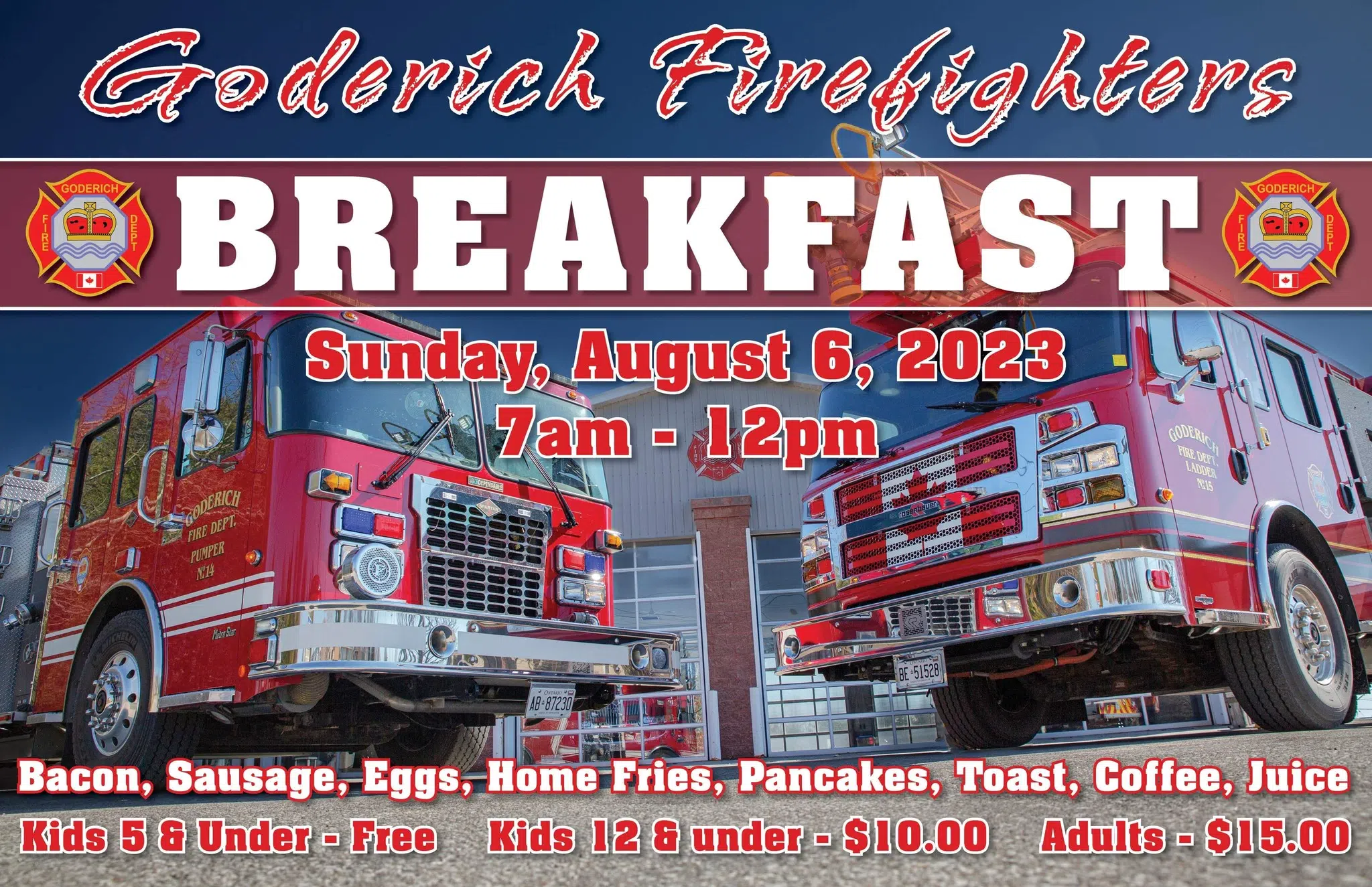 Goderich Firefighter’s Breakfast Returns After 3 Years | Bayshore ...