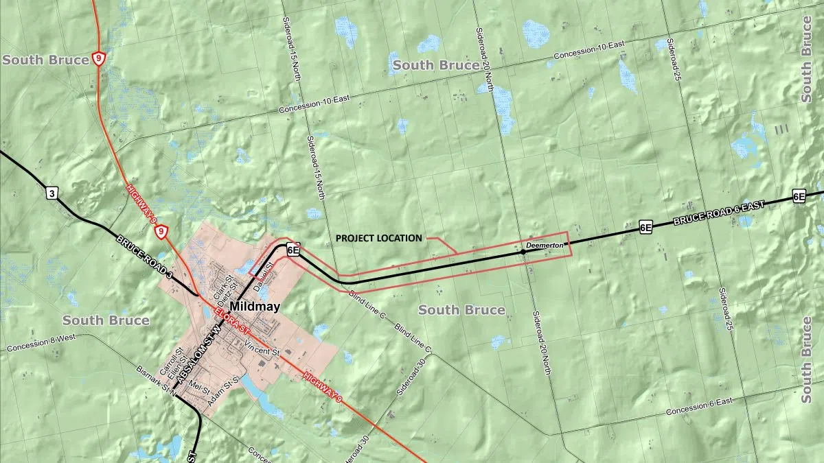 Alternating Lane Closures On Bruce Road 6 East Near Mildmay | Bayshore ...