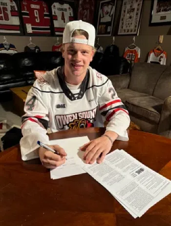 Attack Sign Fourth-Round Pick Easton Mikus | Bayshore Broadcasting News ...