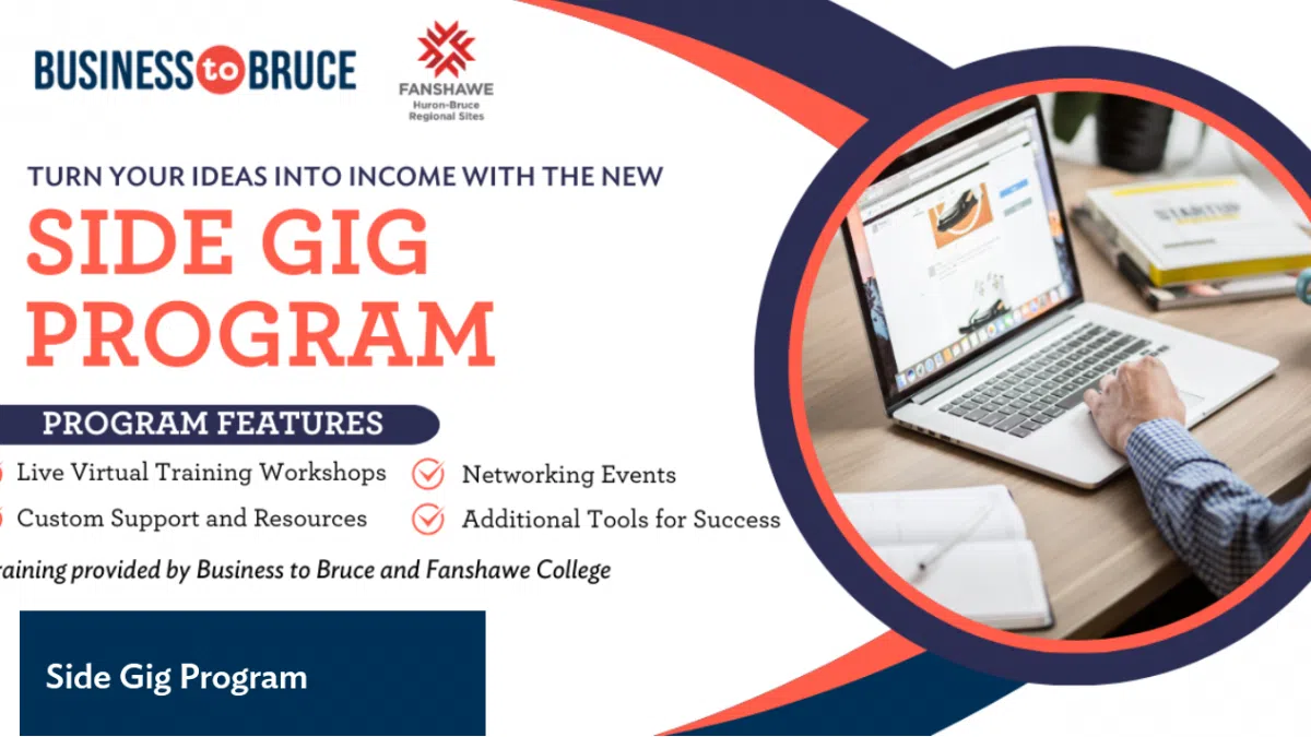 New Entrepreneur Side Gig Program Launching In Bruce County | Bayshore ...