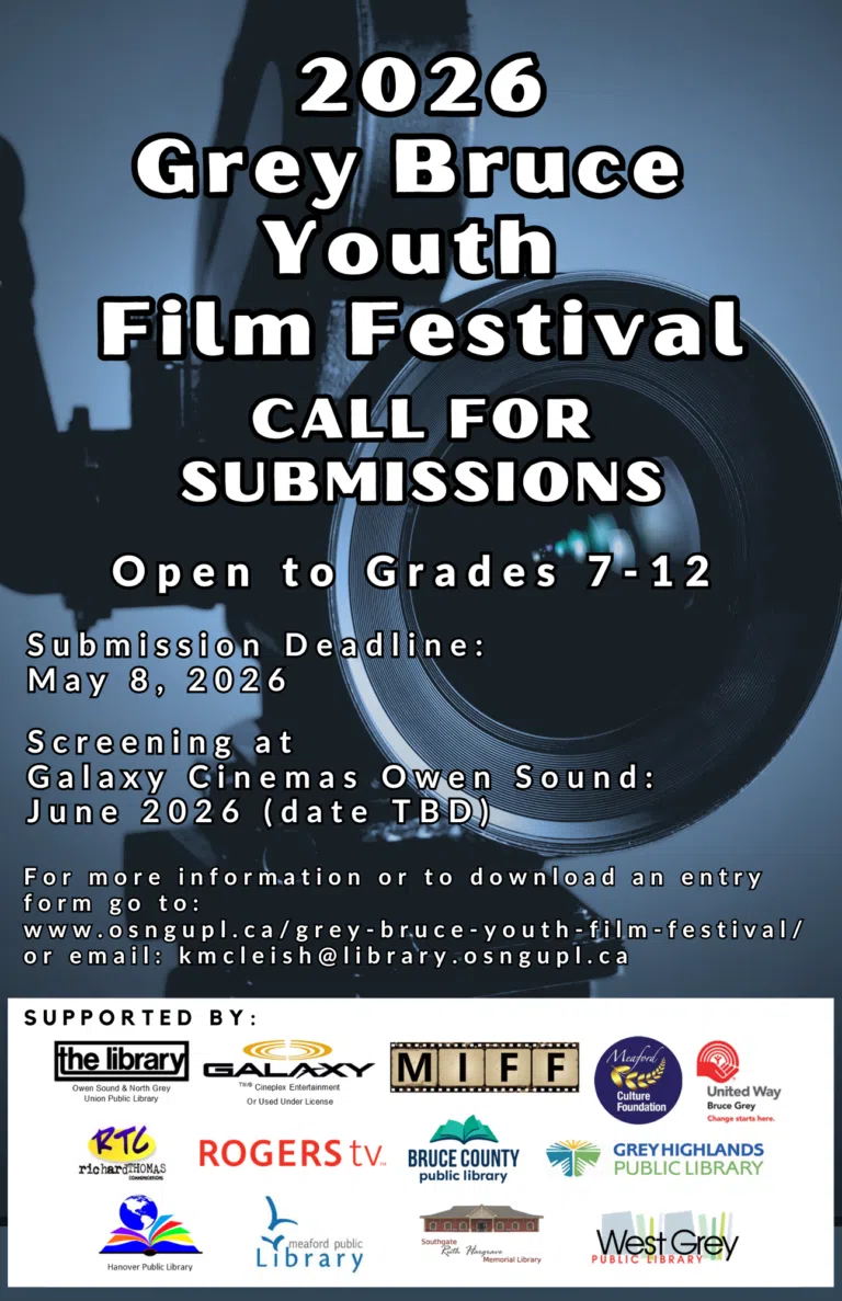 Young Film Makers Invited To Talk Part In Grey Bruce Youth Film ...