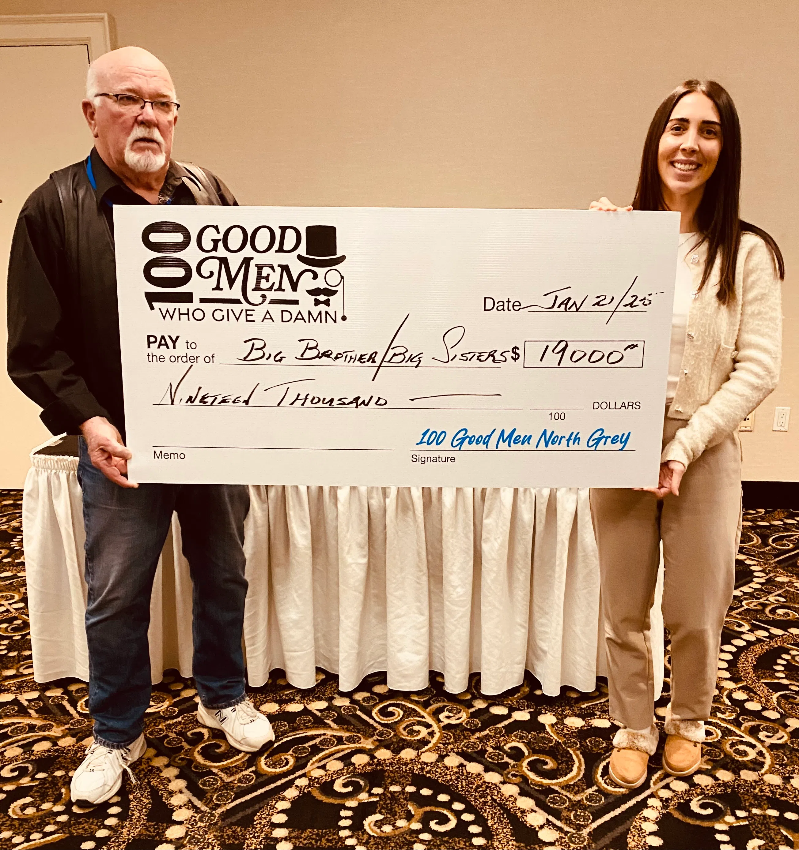 100 Good Men Support Big Brothers-Big Sisters Grey Bruce West Simcoe ...