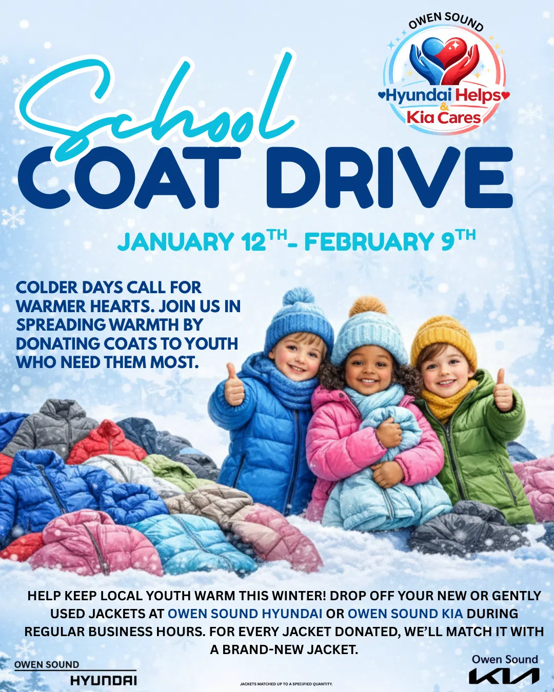 Owen Sound Coat Drive Aims To Support Youth In Need | Bayshore ...