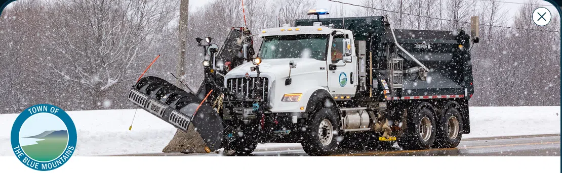 Blue Mountains Plowing Map Now Live | 89.3 CFOS FM