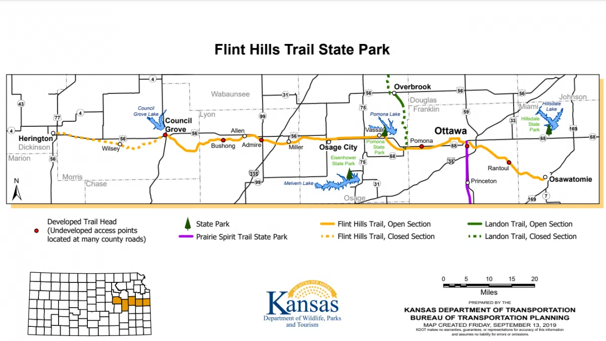 Kansas State Parks encouraging people to take part in First Day Hike | KVOE