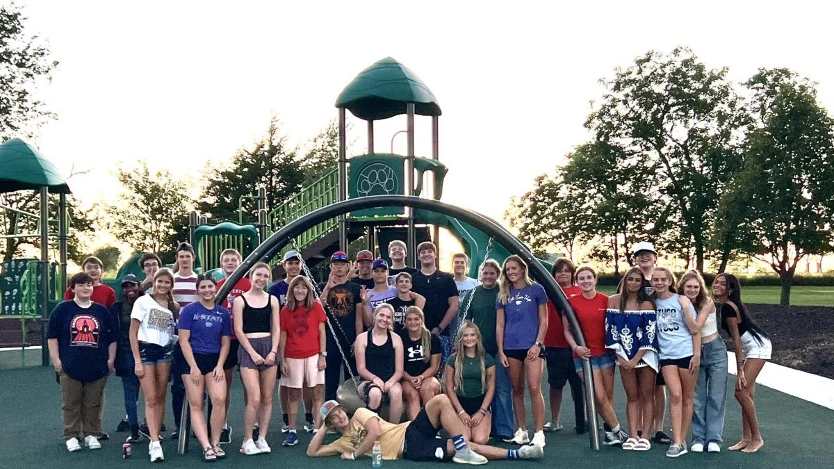 New playground in Lebo highlights work towards new sports complex | KVOE