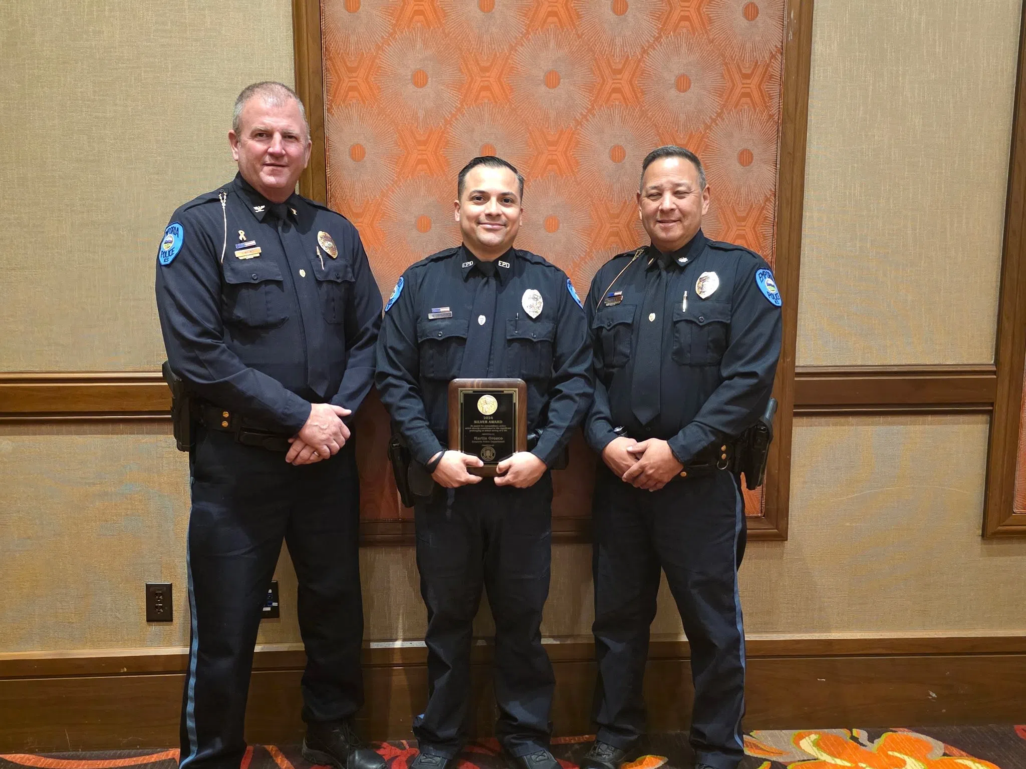 Emporia Police officer honored for lifesaving work by Kansas Association of Chiefs of Police | KVOE
