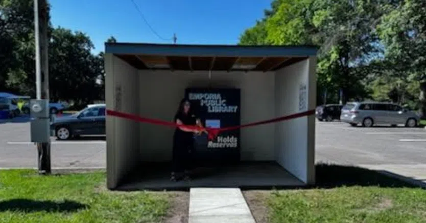 Emporia Public Library opens new book locker in Peter Pan Park in an ...