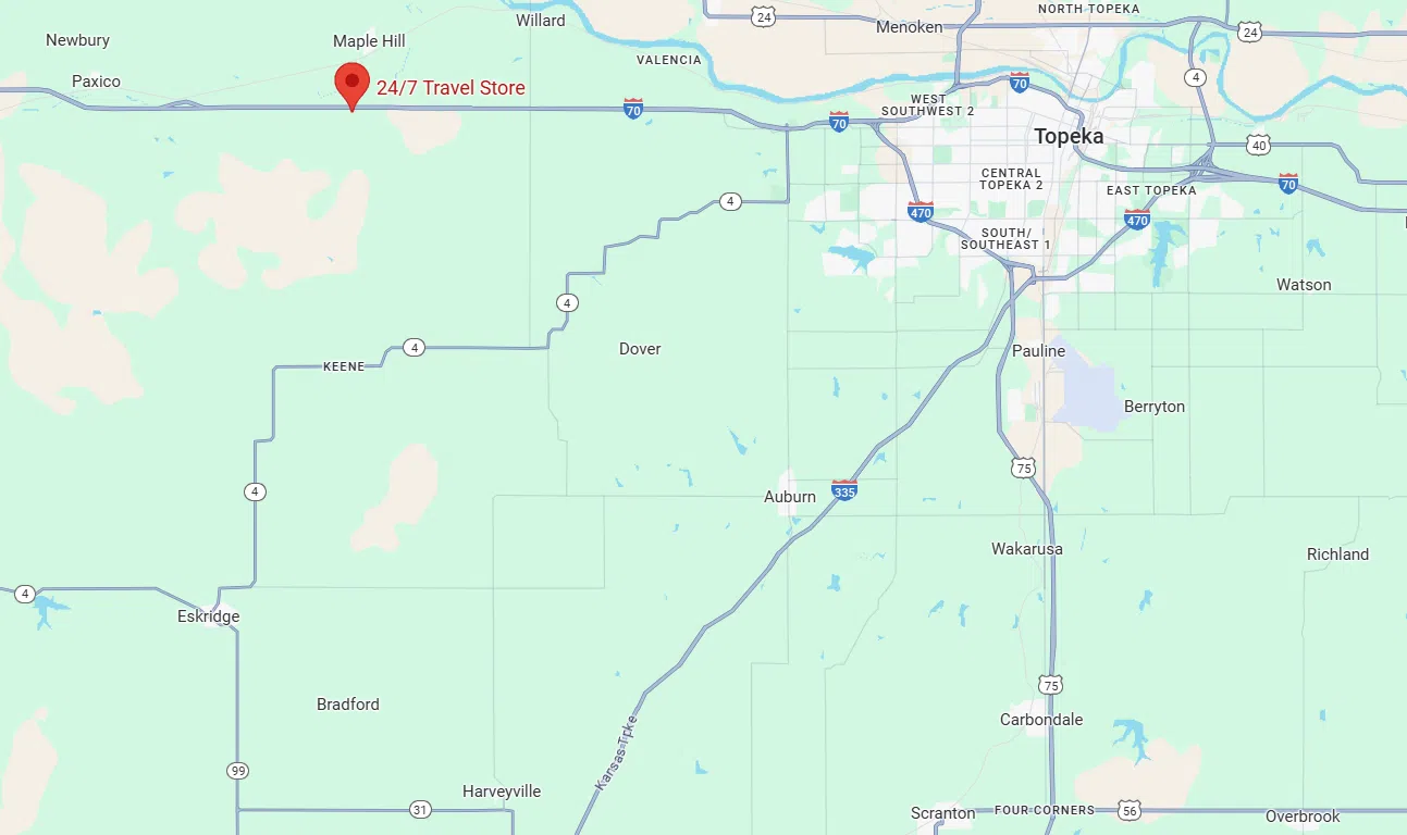 Kansas woman briefly pinned between vehicles at Maple Hill Truck Stop ...