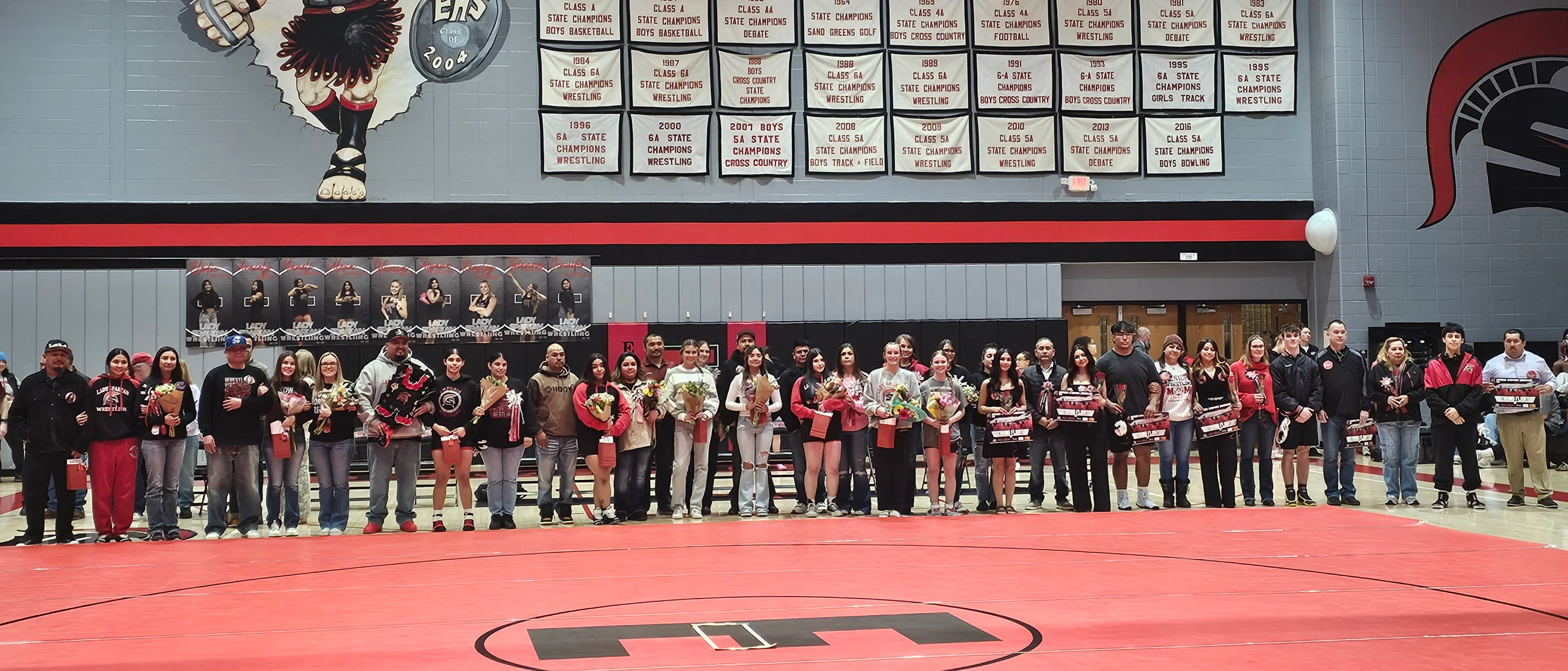 EHS Celebrates Seniors and 2 Coed Dual Wins Over Lawrence | KVOE