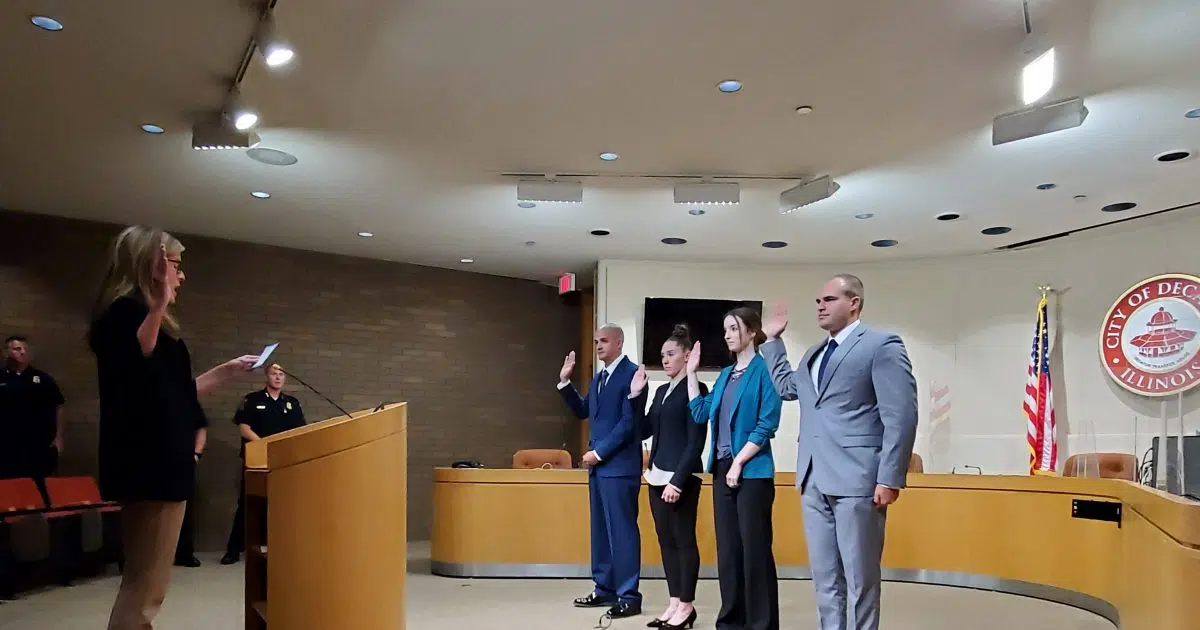 The City welcomes four new Decatur Police Patrol Officers | Decatur Radio