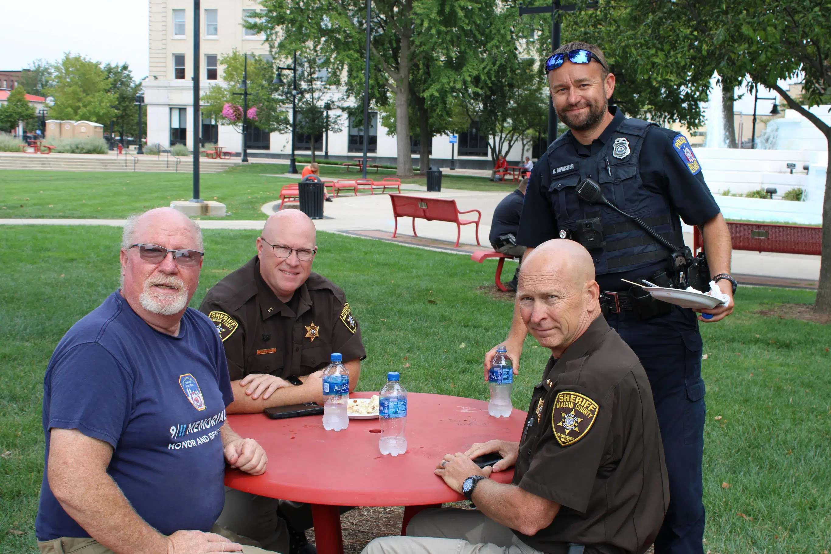 First Responders Lunch in Downtown Decatur Central Park | Decatur Radio
