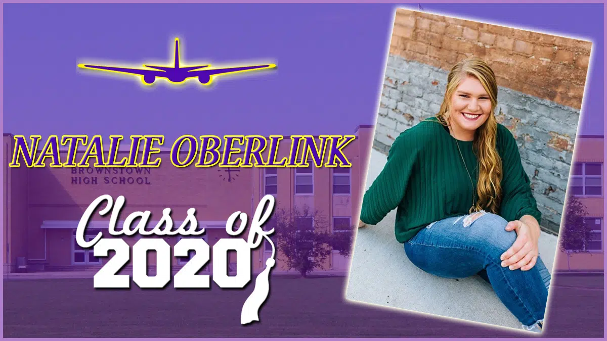 Congrats to Natalie Oberlink–Brownstown High School Class of 2020 ...