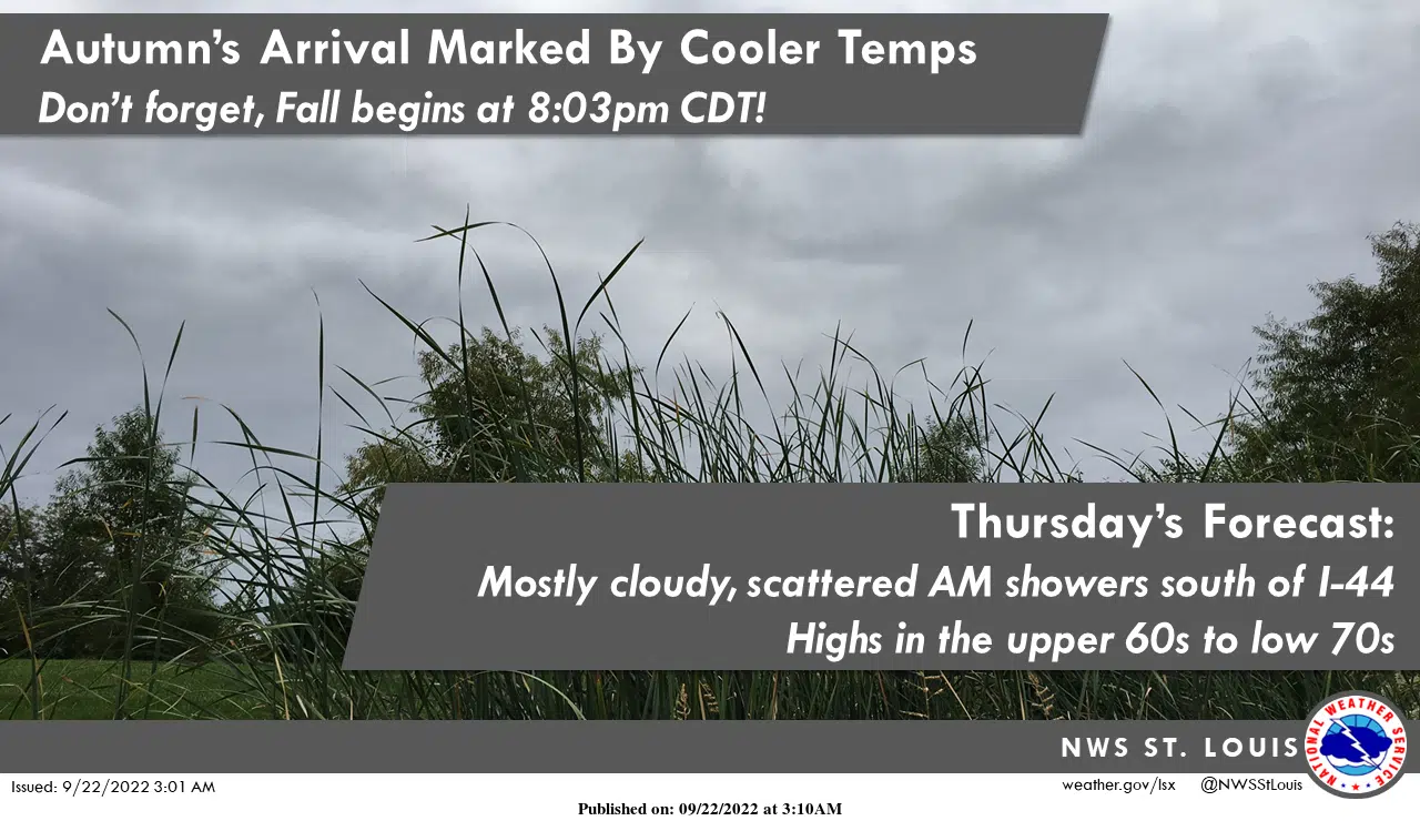 Fall Officially begins tonight, cooler temps are here | Vandalia Radio