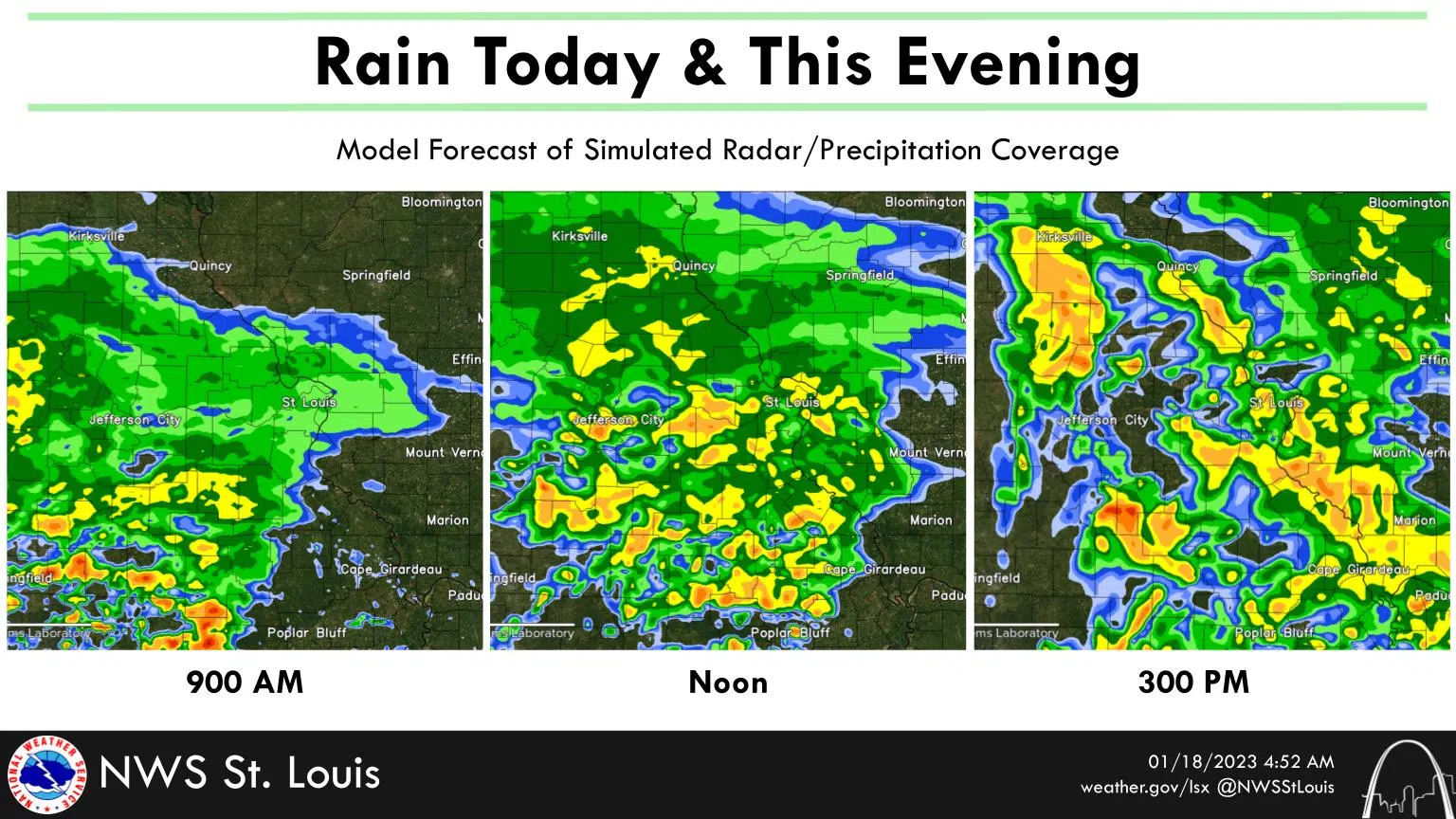 Rain today & tonight | Vandalia Radio