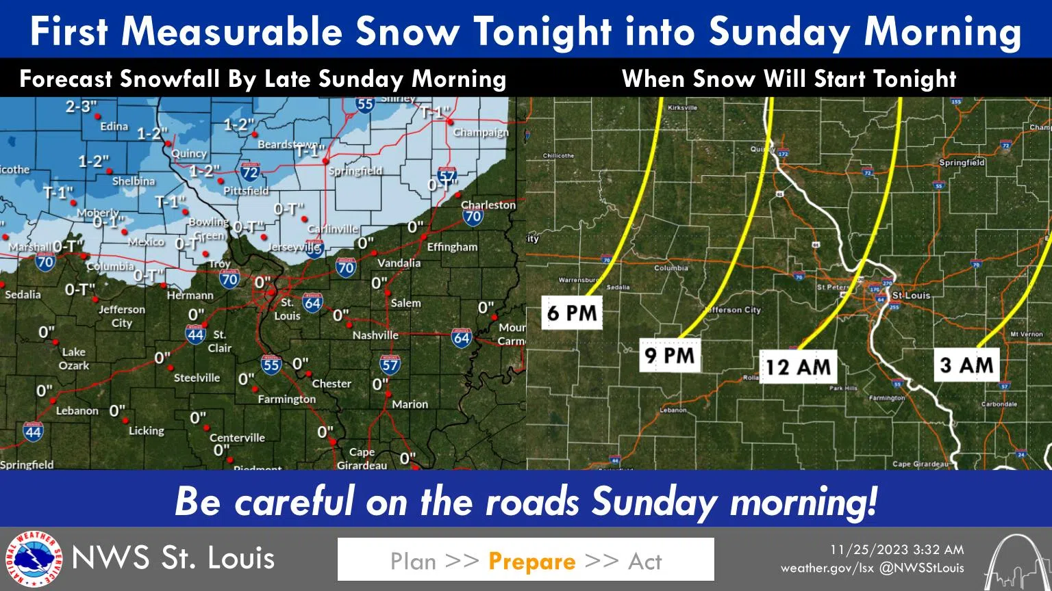 We could see some snow late tonight/early Sunday morning | Vandalia Radio