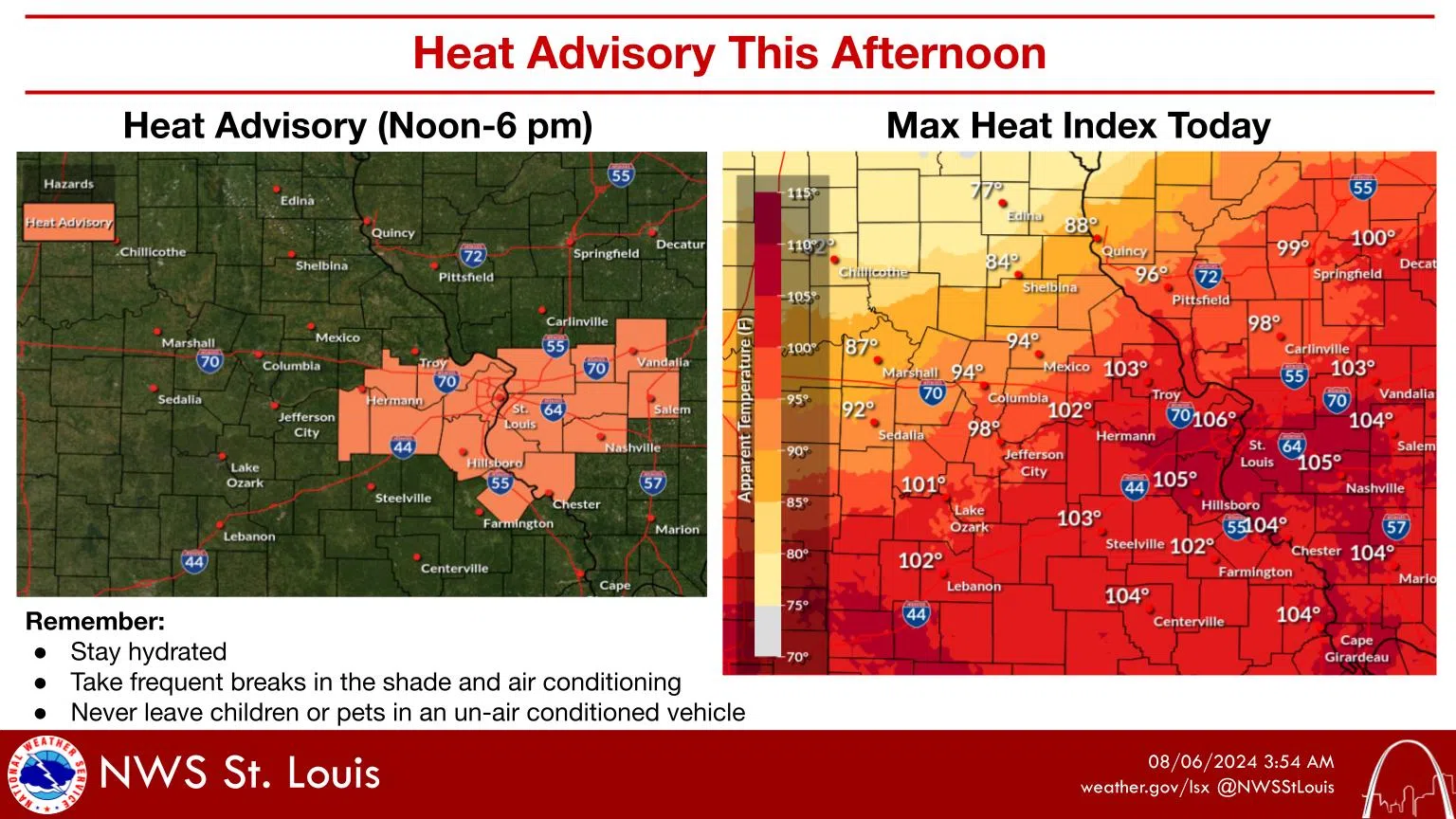 One More Day of Extreme Heat & Humidity Today | Vandalia Radio
