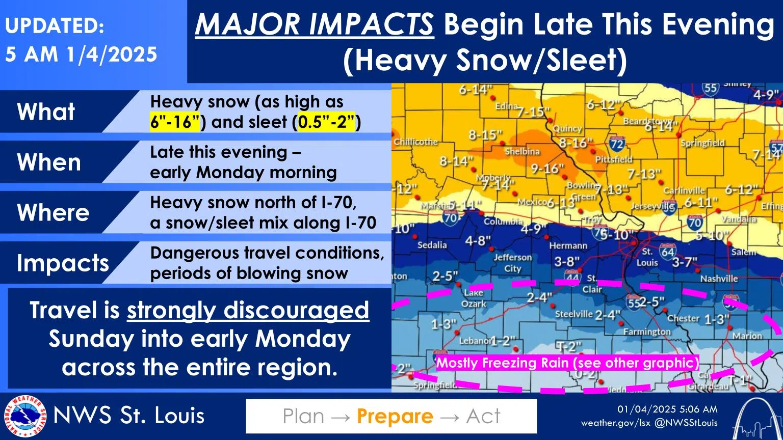 Winter Storm on the way to the area on Sunday—NWS makes a few ...