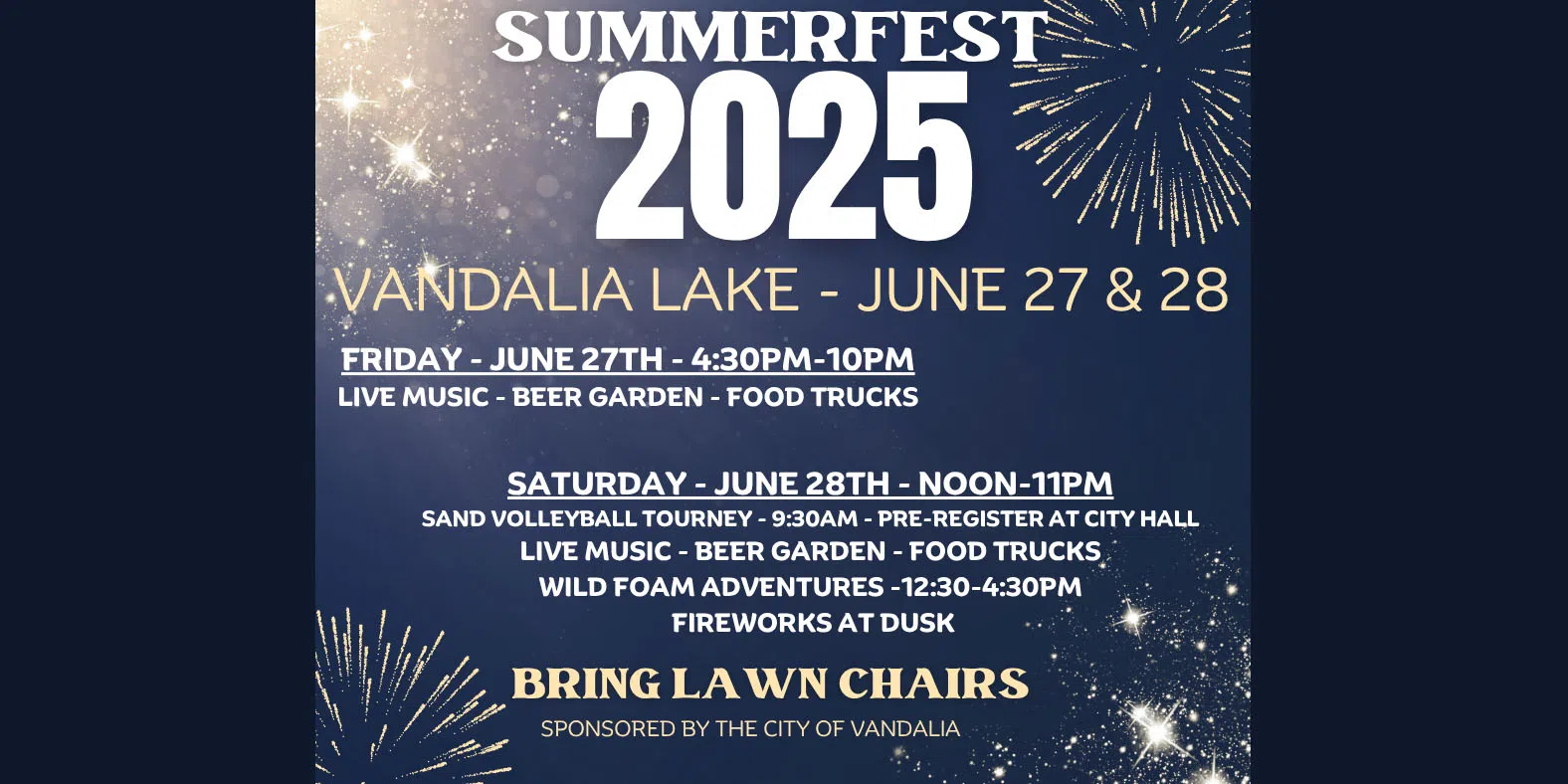 SummerFest 2025 set for 2 days of events | Vandalia Radio
