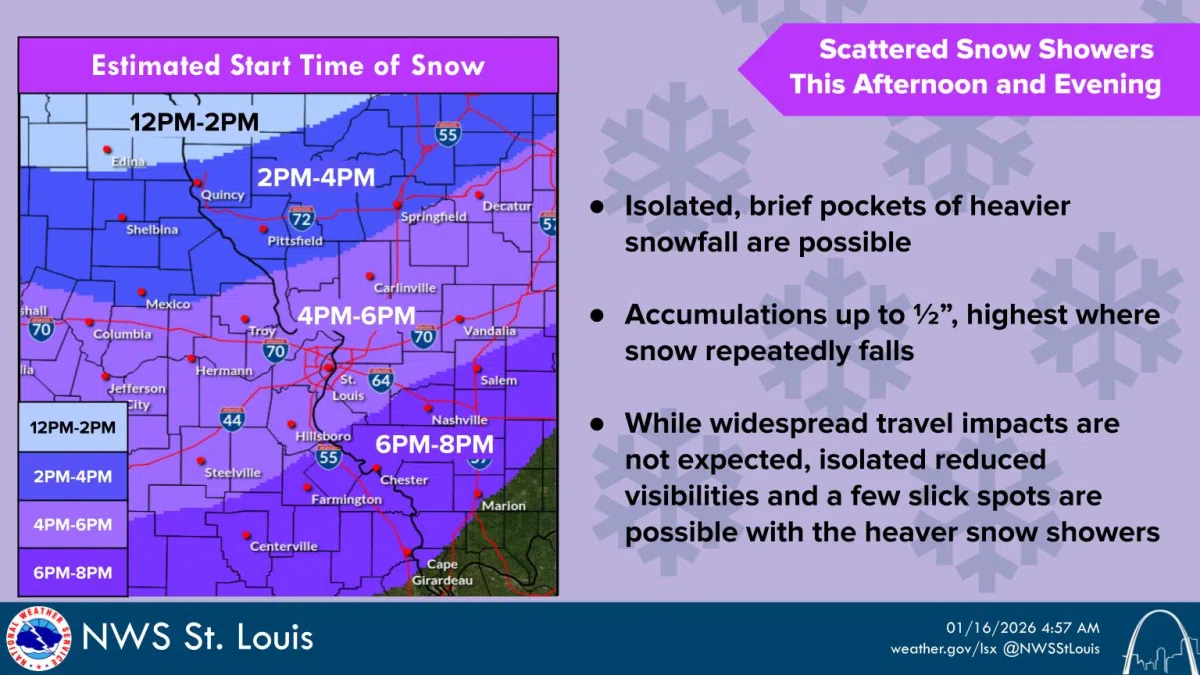 Chance of Rain & Snow Today, Chance of Snow Tonight | Vandalia Radio