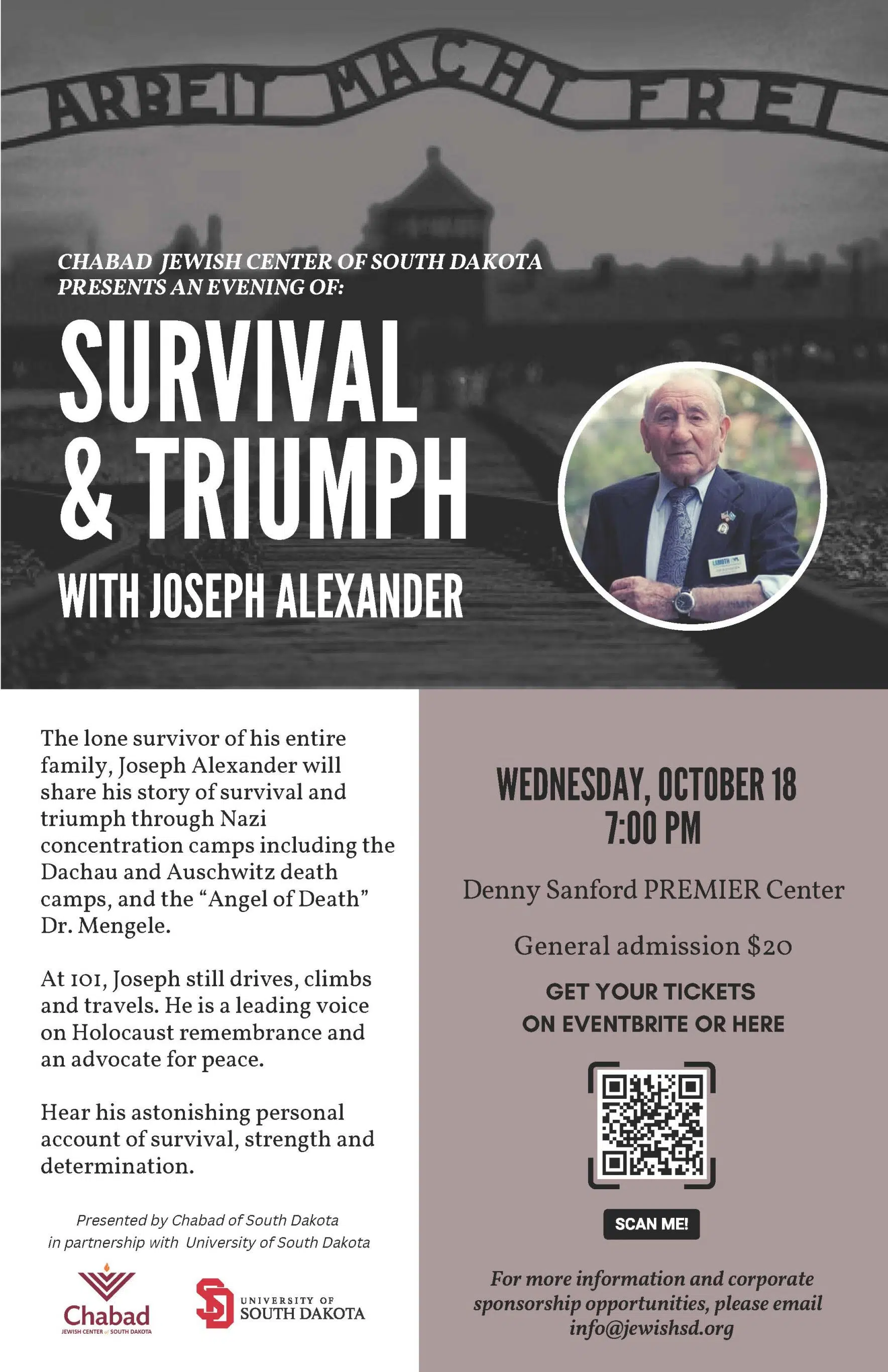 Survival & Triumph with Joseph Alexander: Holocaust Survivor Speech ...