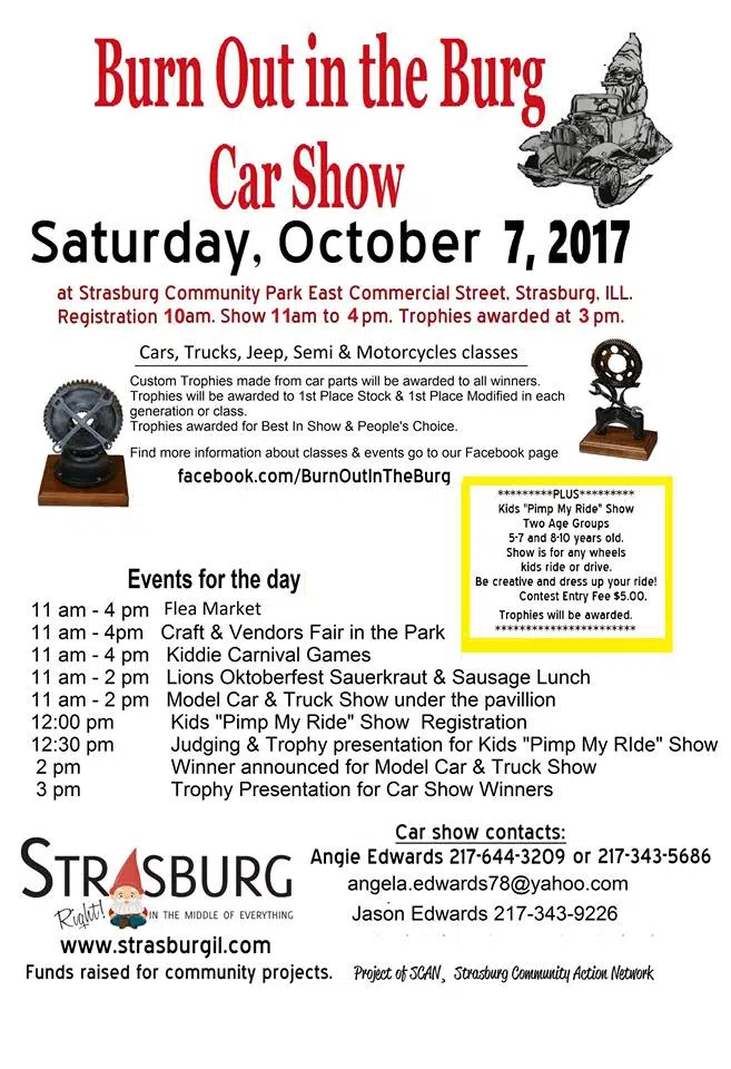 Burn Out in the Burg - Car Show | MyRadioLink.com