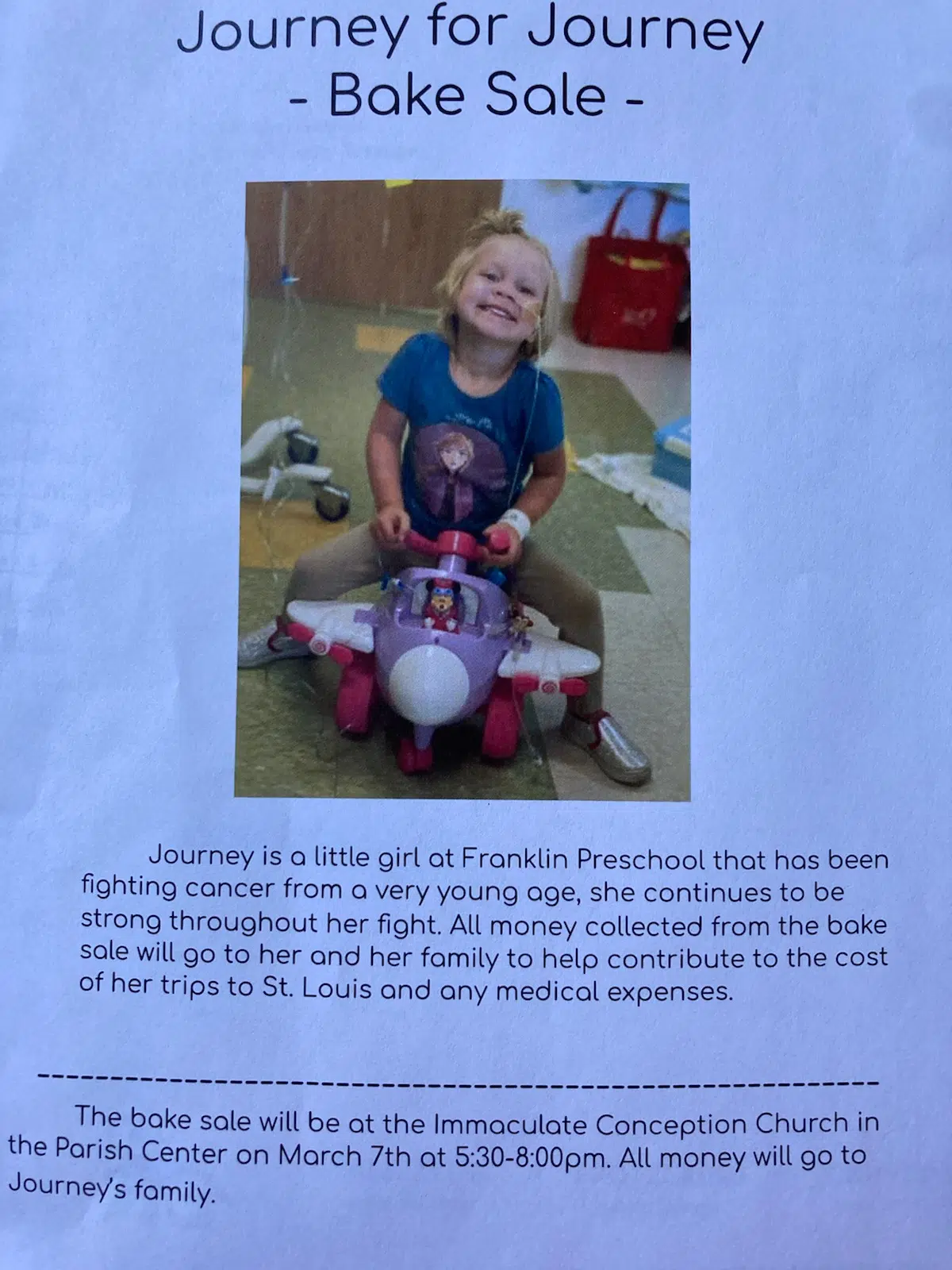 Journey for Journey Bake Sale | MyRadioLink.com