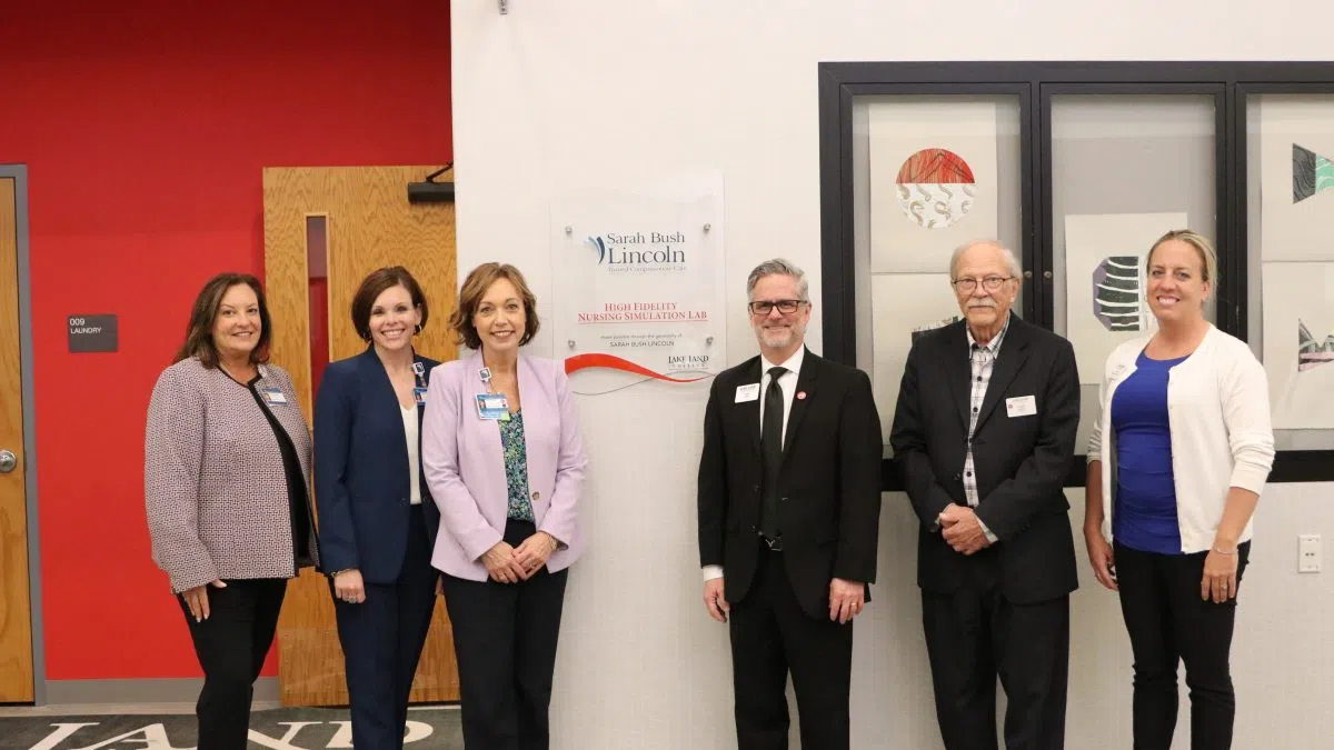 Lake Land College holds dedication ceremony for Sarah Bush Lincoln High ...