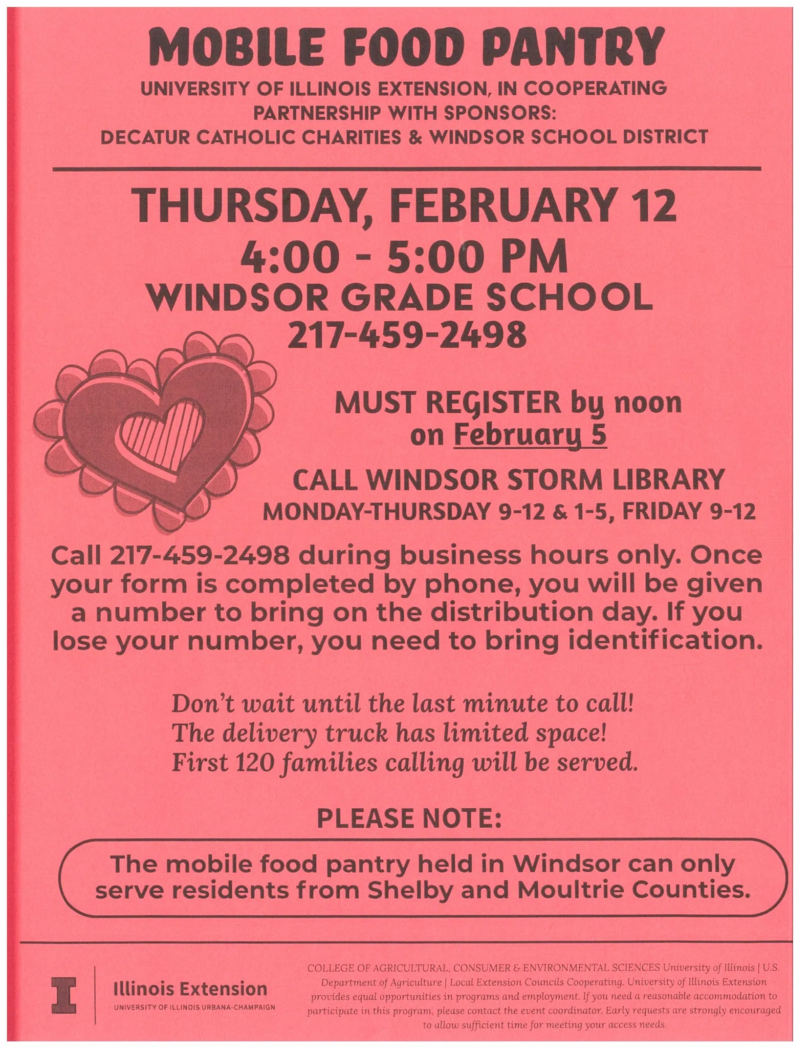 Mobile Food Pantry Return to Windsor Grade School | 104.3 The Party