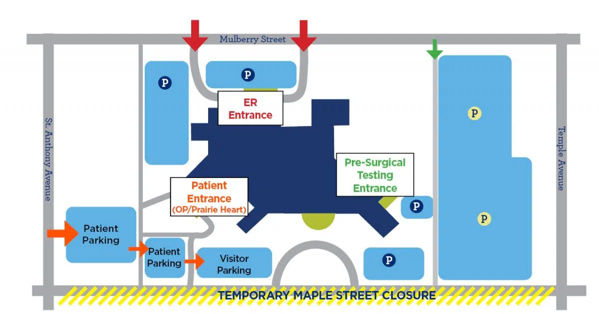 Parking Directions For HSHS St. Anthony’s Memorial Hospital For Maple ...