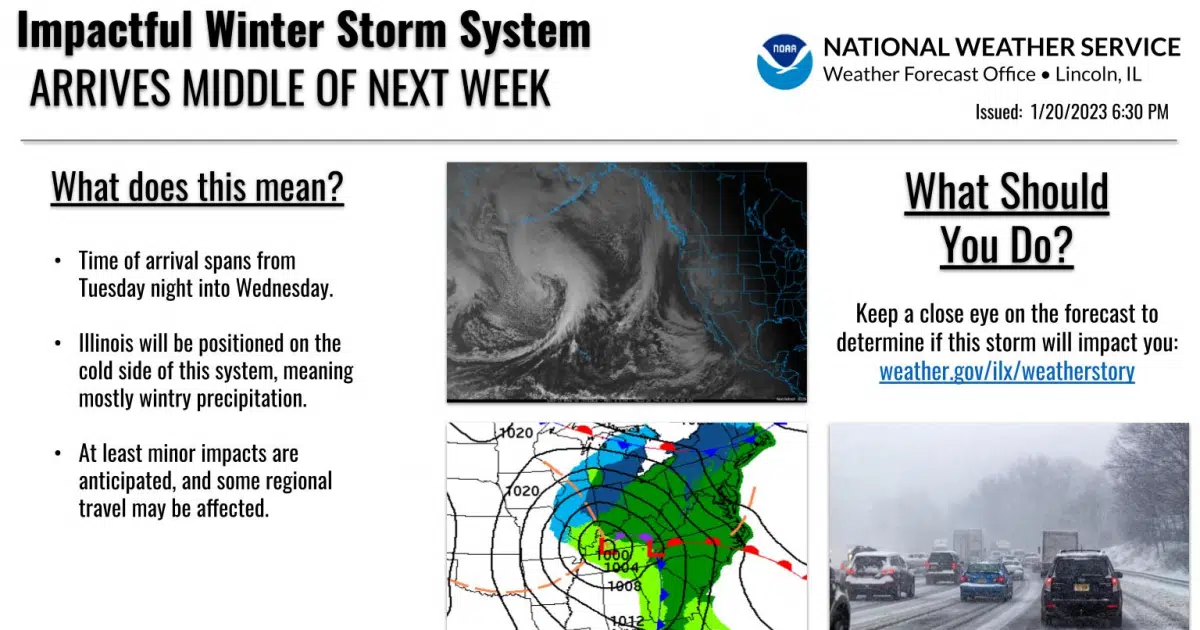 Impactful Winter Storm System Possible Middle of Next Week | Effingham Radio
