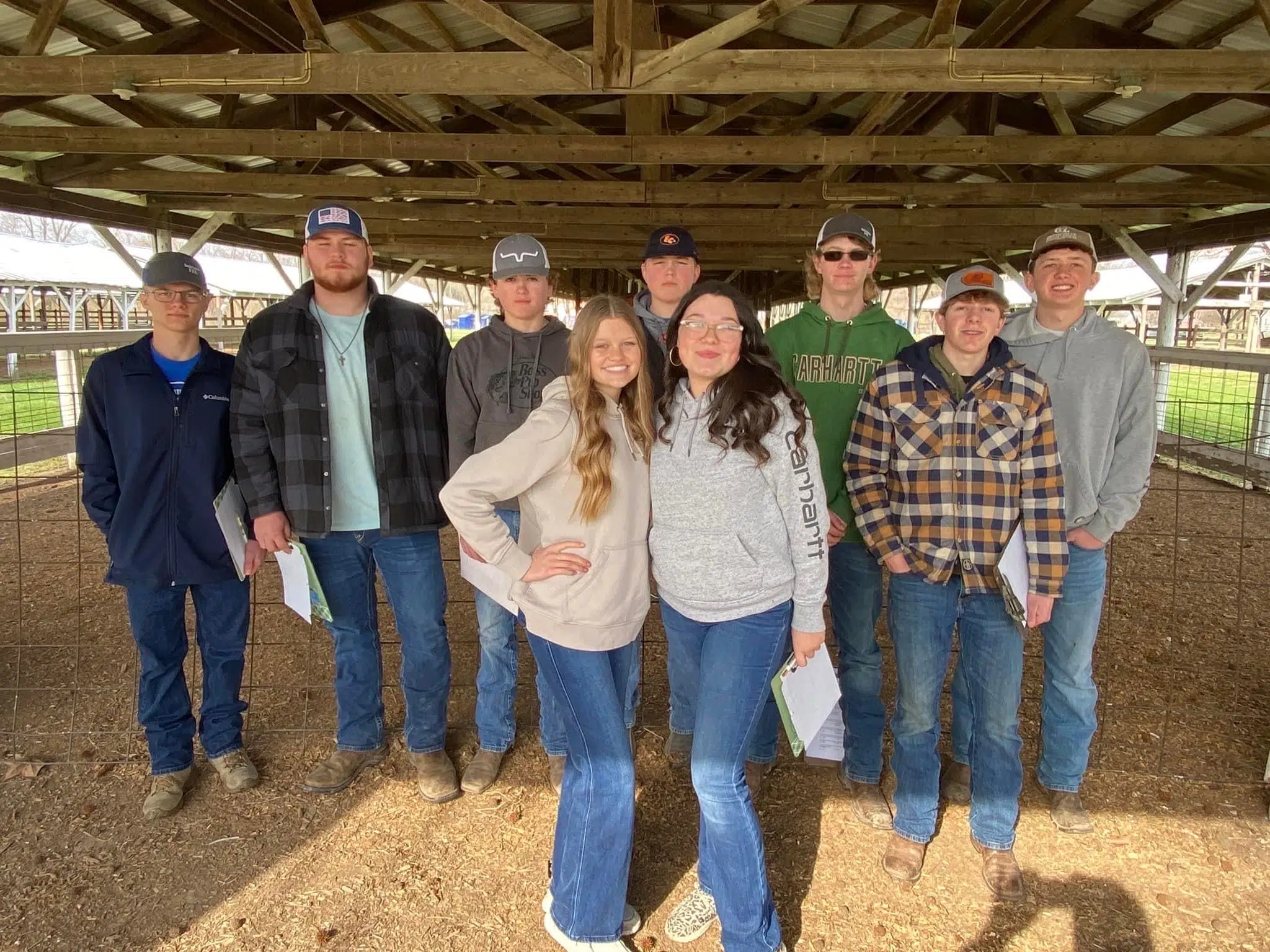South Central FFA Competes at Section 19 Dairy Cattle Evaluation Career ...