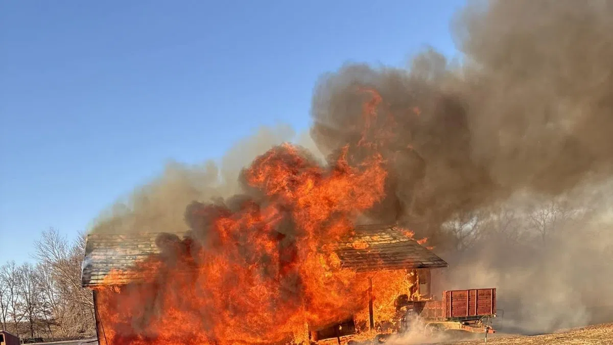 Barn Fire Near Sigel Thursday | Effingham Radio