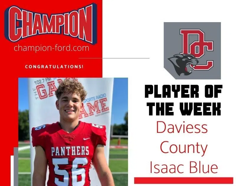 Isaac Blue named ESPN Owensboro Daviess County Panther of the week BTYB ...
